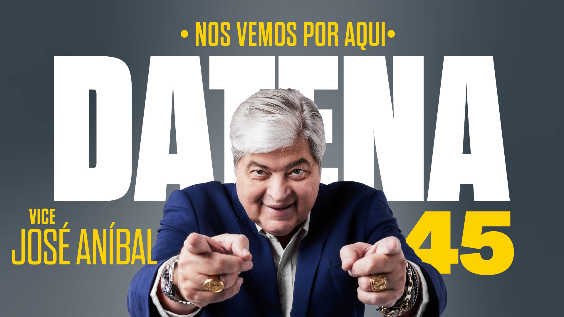 Vote Datena Prefeito 45! Independência e coragem pra mudar SP